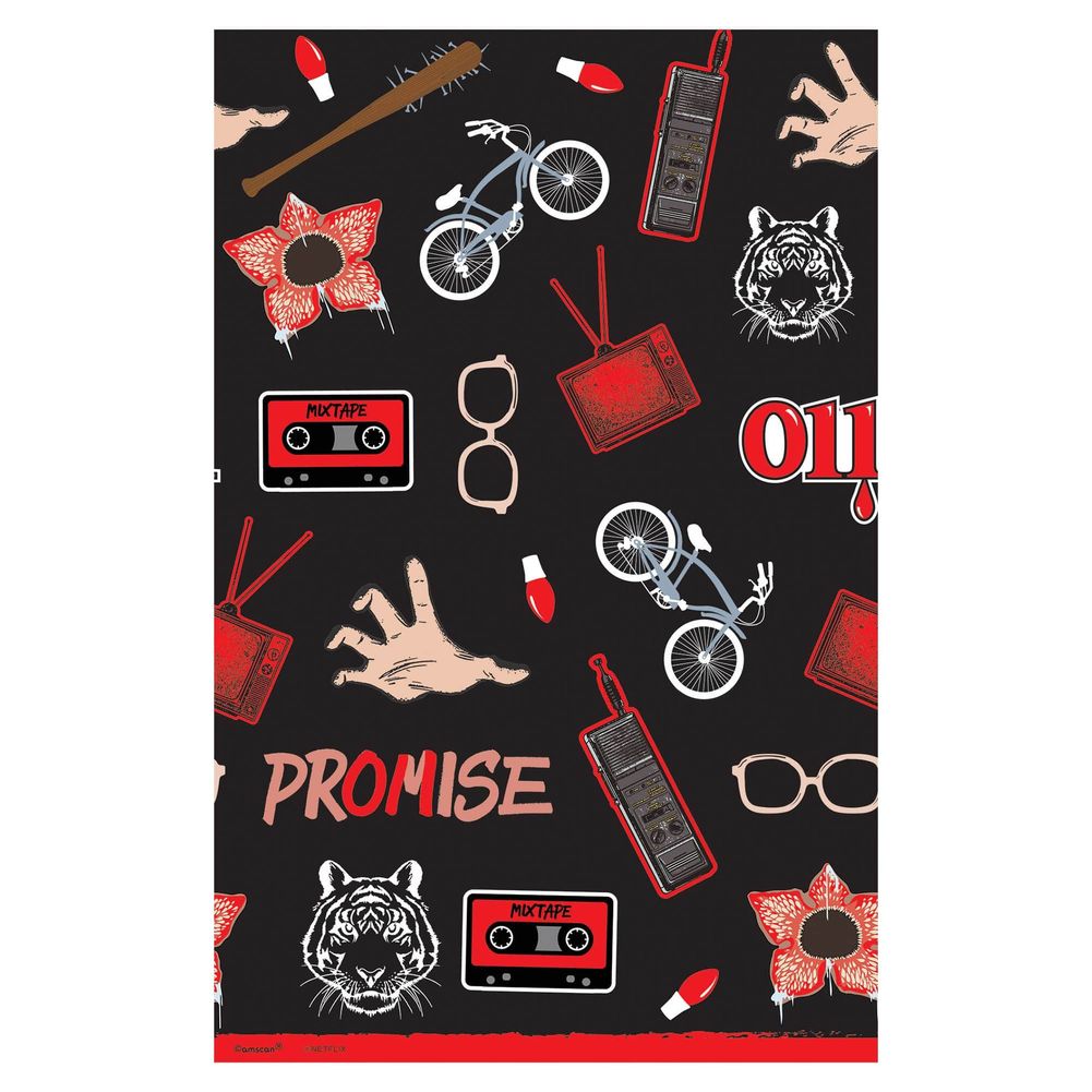 Stranger Things Paper Table Cover (1ct) – US Novelty