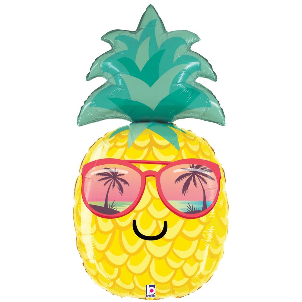 Summer Pineapple Foil Super Shape Balloon (1ct) – US Novelty