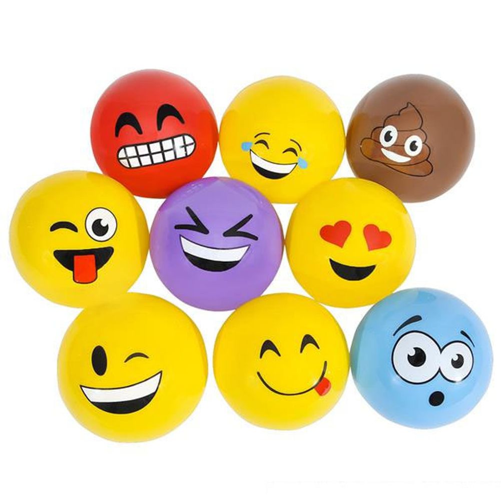 3" Smile Face Knobby Ball – US Novelty