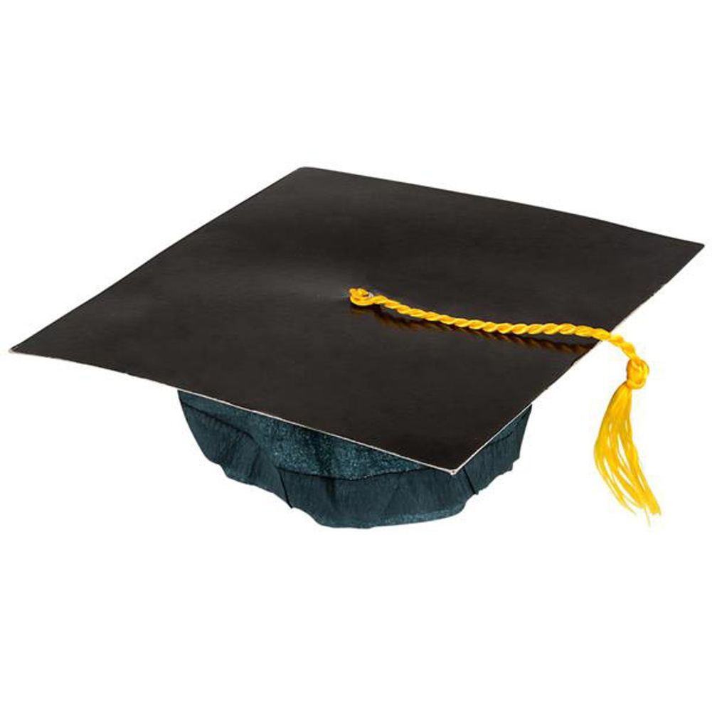 Cardboard Graduation Cap Black (12ct) – US Novelty