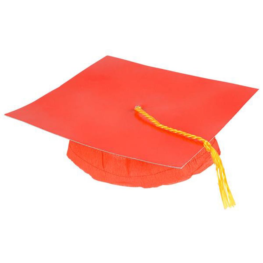 Cardboard Graduation Cap Red (12ct) – US Novelty