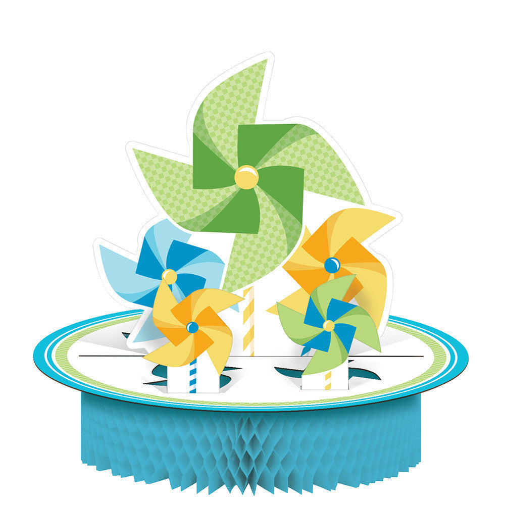 Turning One Boy Honeycomb Centerpiece – US Novelty