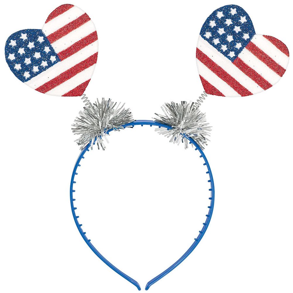 Patriotic Heart Headboppers – US Novelty