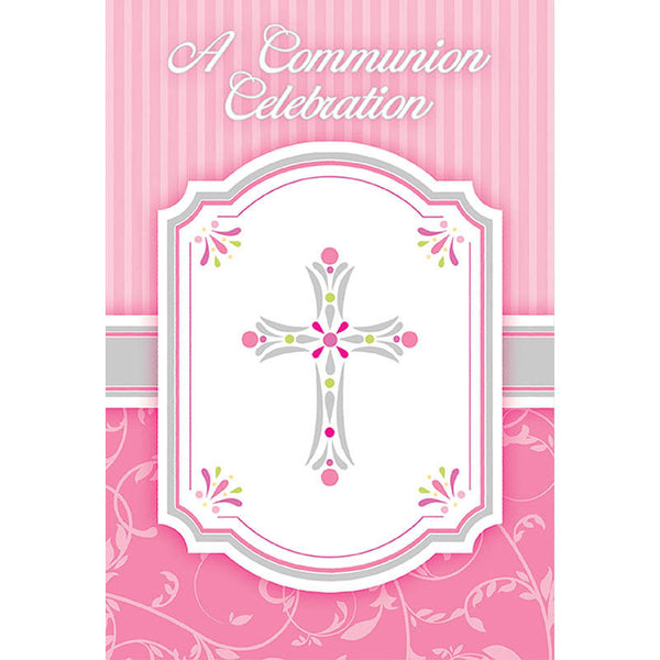 Pink Blessing Invitations – US Novelty