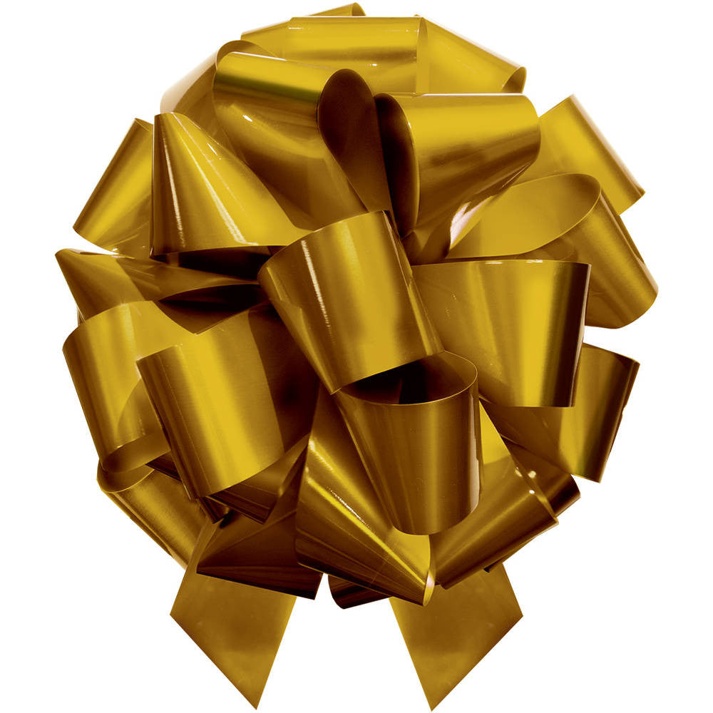 20" Gold Metallic Pull Bow – US Novelty