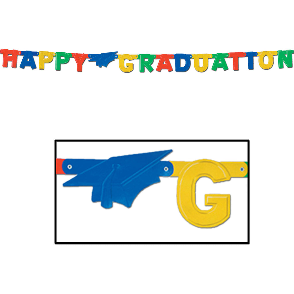 Foil Happy Graduation Streamer – US Novelty