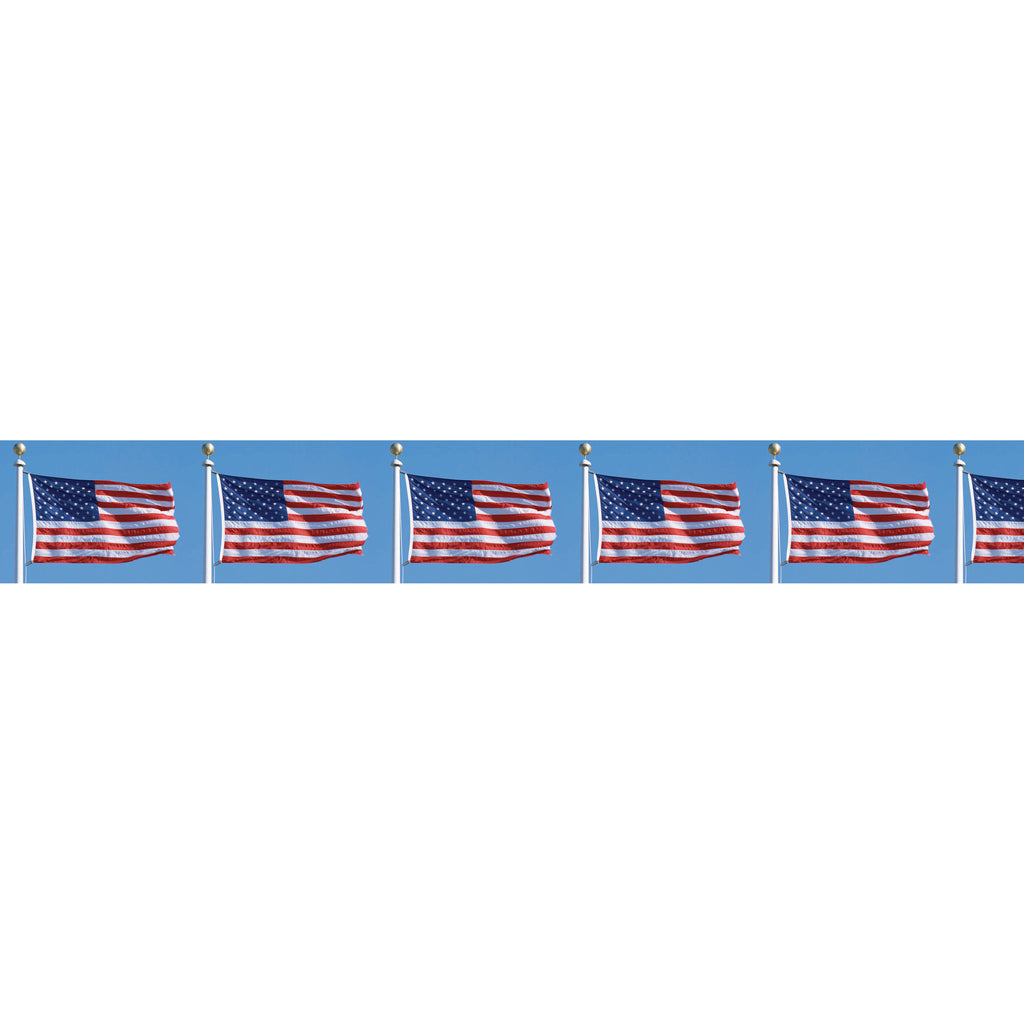 Waving Flags Border Roll – US Novelty