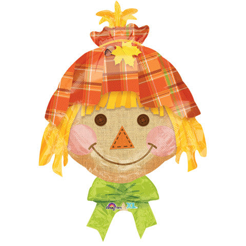 18" Happy Scarecrow Junior Shape Foil Balloon – US Novelty