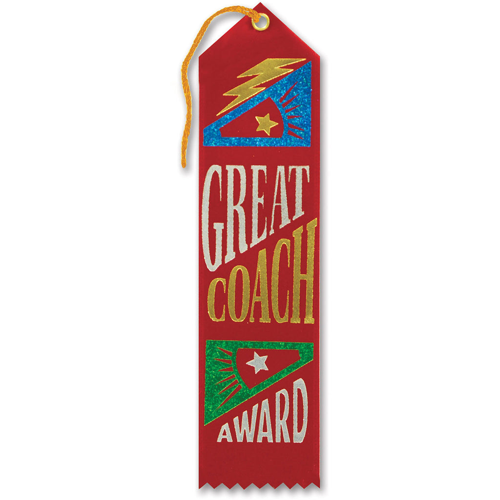 Great Coach Award Ribbon – US Novelty