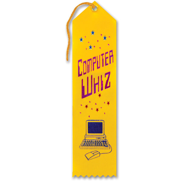 Computer Whiz Award Ribbon – US Novelty