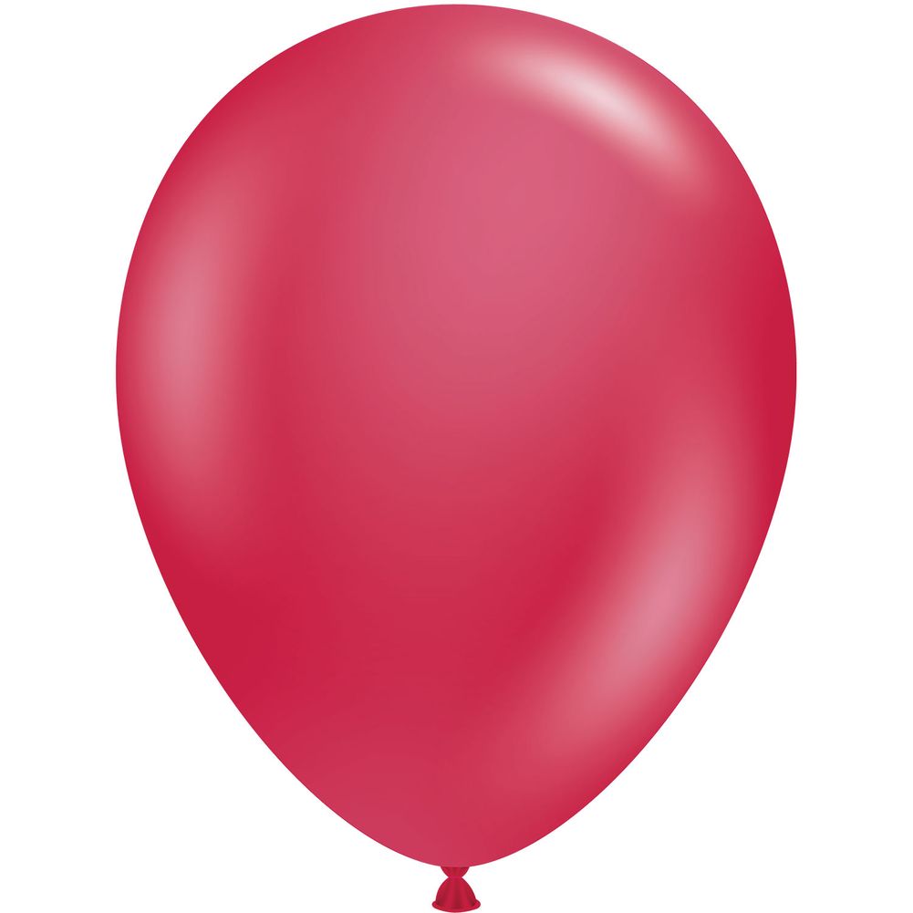 Tuftex 11" Metallic Starfire Red Latex Balloons (100ct) – US Novelty