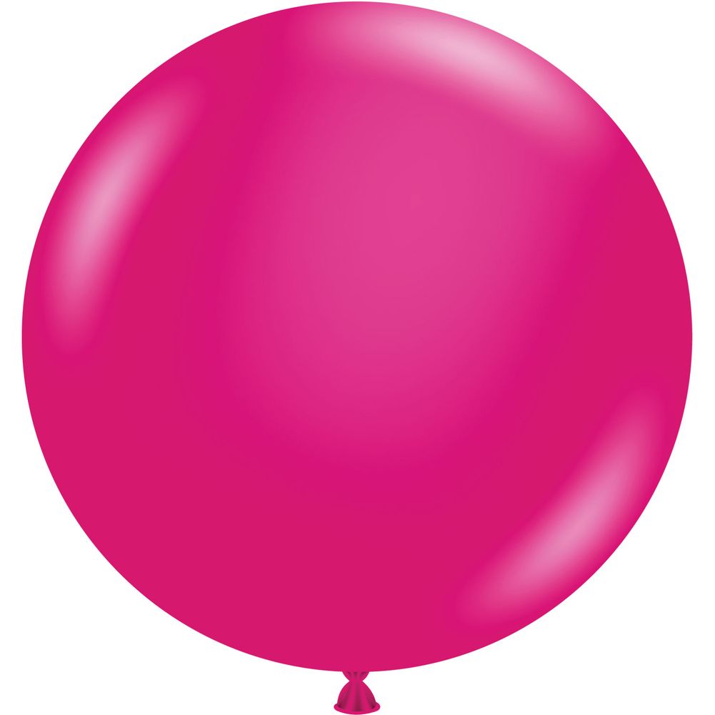 Tuftex 17" Crystal Magenta Latex Balloons (50ct) – US Novelty