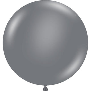 Tuftex 17" Gray Smoke Pastel Latex Balloons (50ct) – US Novelty